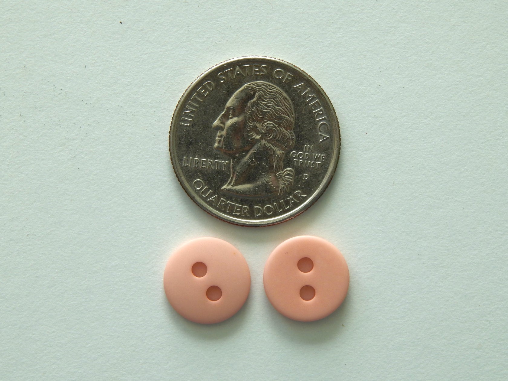 Peach Polyester Buttons – Legacy Fabrics